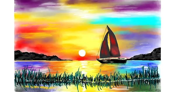 Brod - crtež od autora: GJP - Drawize galerija!