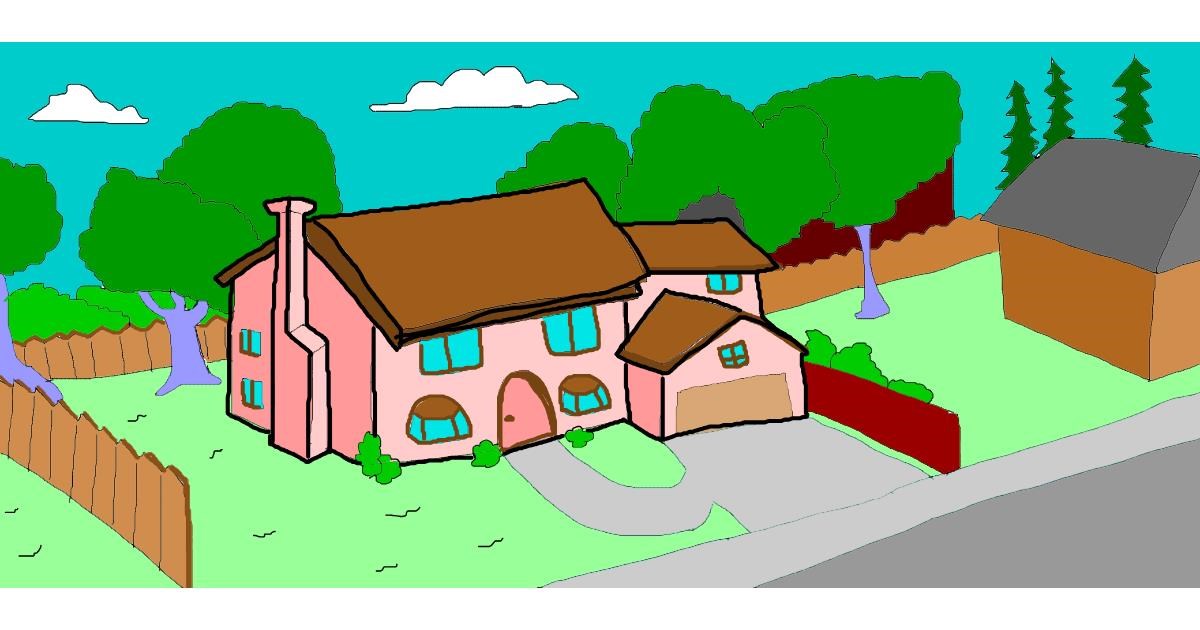 Watch frida draw House!