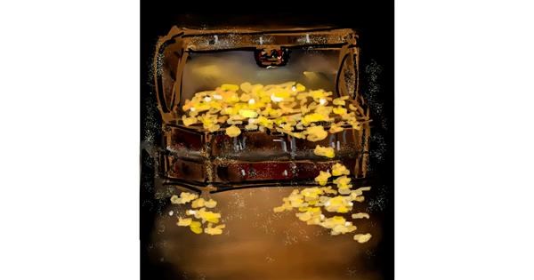 Drawing of Treasure chest by Eclat de Lune - Drawize Gallery!
