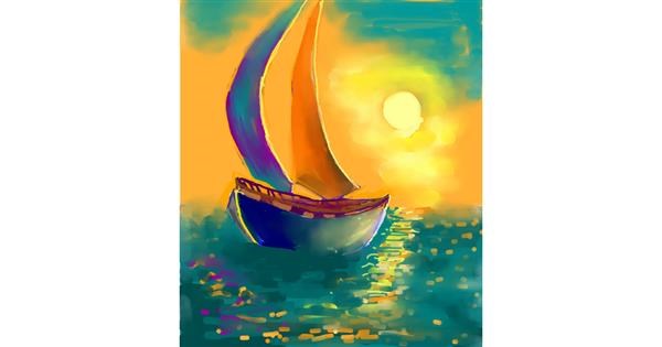 Brod - crtež od autora: Not.Old.Train - Drawize galerija!