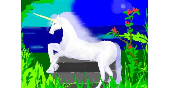 Jednorog - crtež od autora: Kiwi - Drawize galerija!