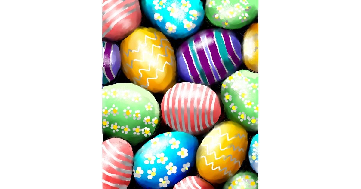 Watch Яandi draw Easter egg!