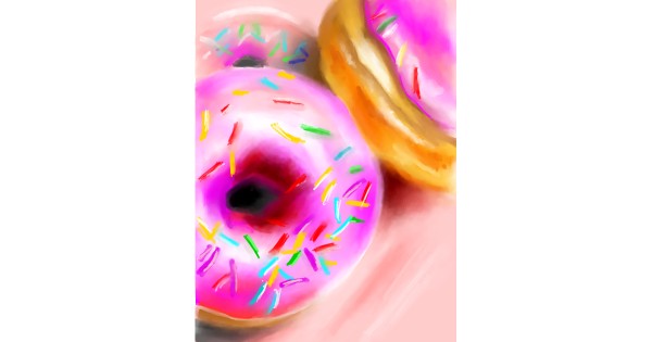 Drawing of Donut by ⋆su⋆vinci彡 - Drawize Gallery!