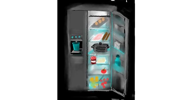 Drawing of Refrigerator by Hairik - Drawize Gallery!