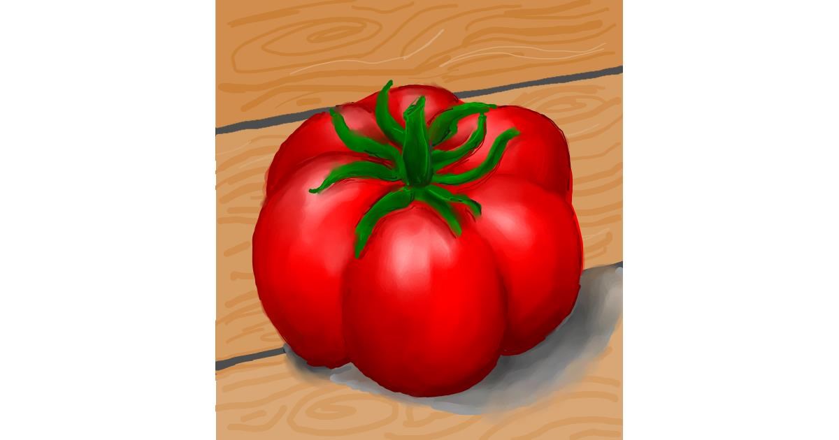 Watch GreyhoundMama draw Tomato!