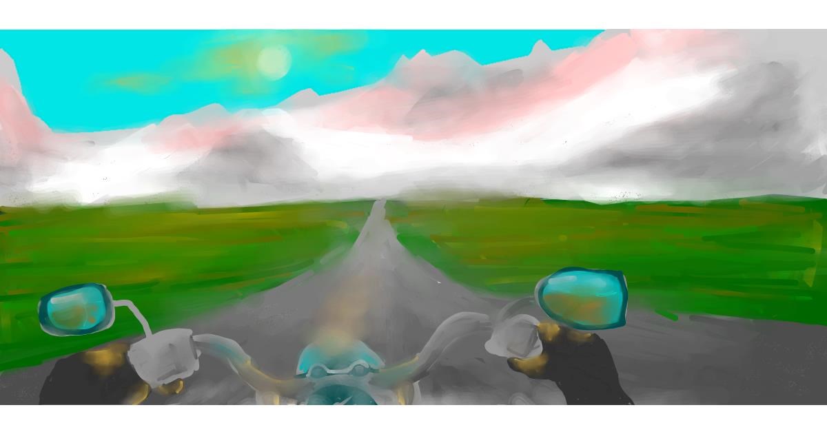 Watch Lemon Sherbert draw Motorbike!