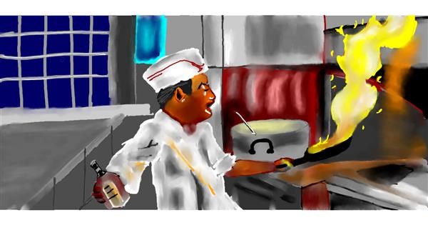 Drawing of Chef by Kim - Drawize Gallery!
