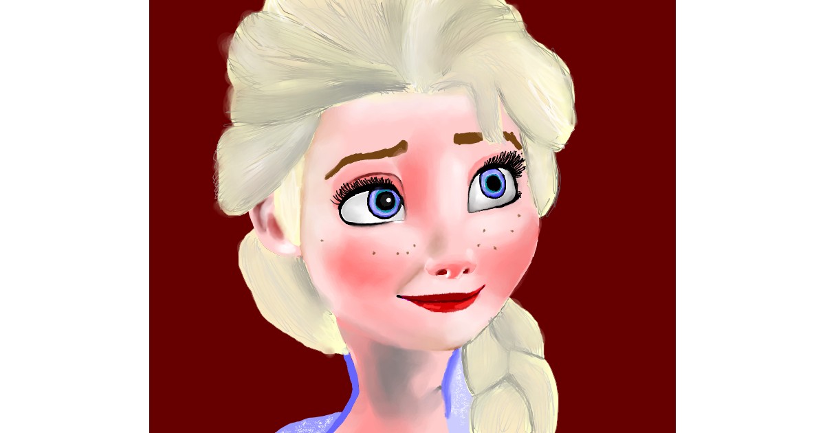Watch Ithinkweredoomed Draw Elsa Disney