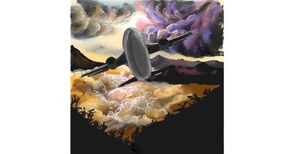 Drawing of Airplane by Andromeda - Drawize Gallery!