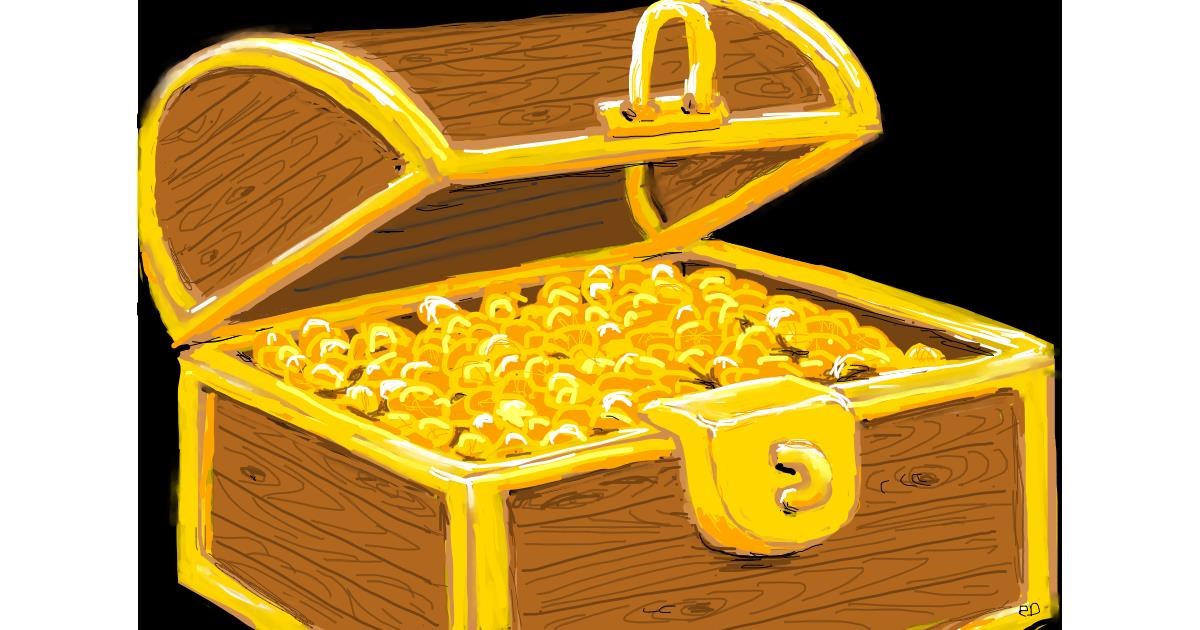 Watch flowerpot draw Treasure chest!