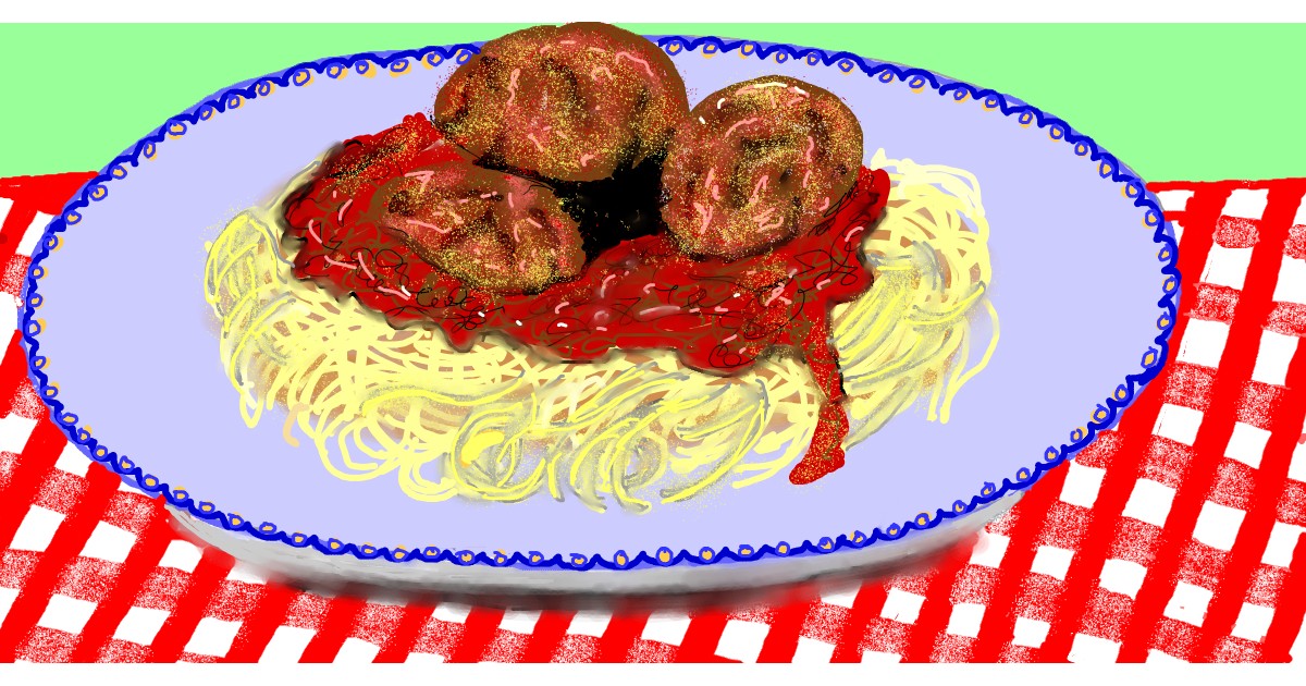 Watch SAM AKA MARGARET draw Spaghetti!
