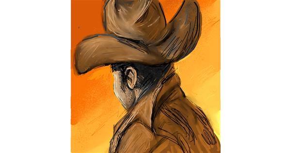 Drawing of Cowboy by KayXXXlee - Drawize Gallery!
