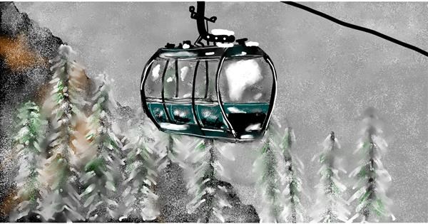 Drawing of Cable car by Eclat de Lune - Drawize Gallery!