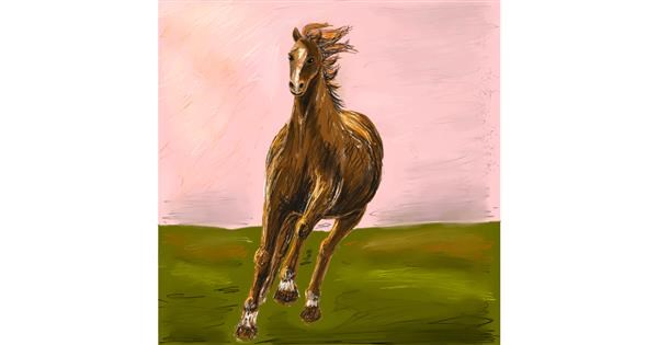 Drawing of Horse by Andromeda - Drawize Gallery!