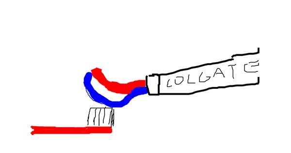 Drawing of Toothpaste by Marina弄 - Drawize Gallery!