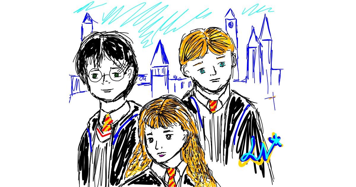 Watch Lydia draw Harry Potter!