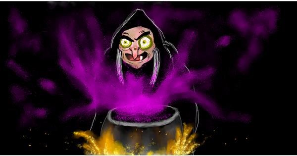 Drawing of Witch by Eclat de Lune - Drawize Gallery!