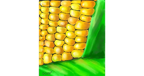 Drawing of Corn by GreyhoundMama - Drawize Gallery!