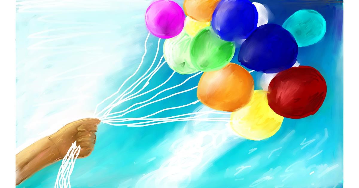 Pogledajte kako Mia crta Balon!