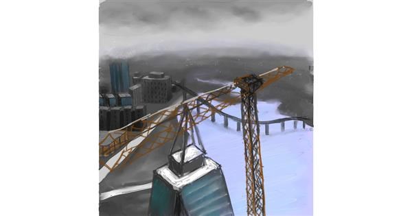 Drawing of Crane (machine) by Andromeda - Drawize Gallery!