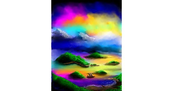 Drawing of Island by Mom E - Drawize Gallery!