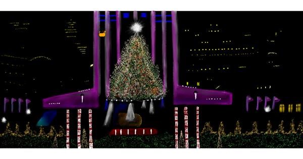 Drawing of Christmas tree by Chaching - Drawize Gallery!