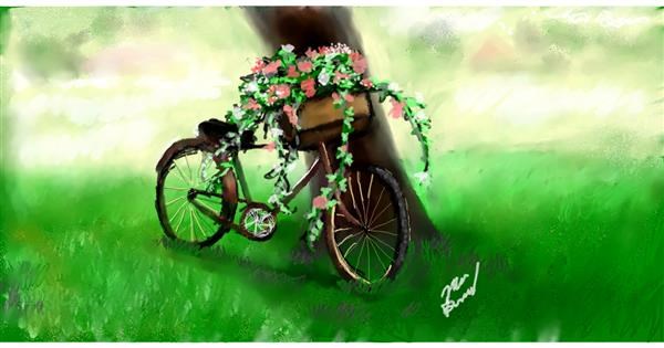 Drawing of Bicycle by Mea - Drawize Gallery!