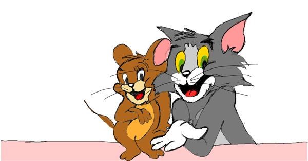 Jerry (Tom & Jerry) Zeichnung von Maggy - Drawize Galerie!