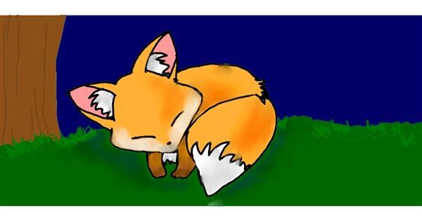 Lisica - crtež od autora: Rain - Drawize galerija!