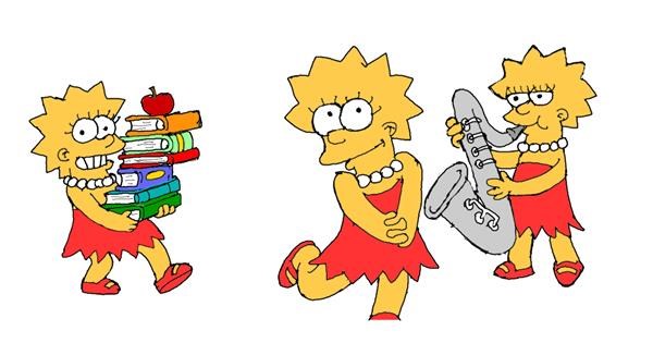 Lisa Simpson Zeichnung von Kim - Drawize Galerie!