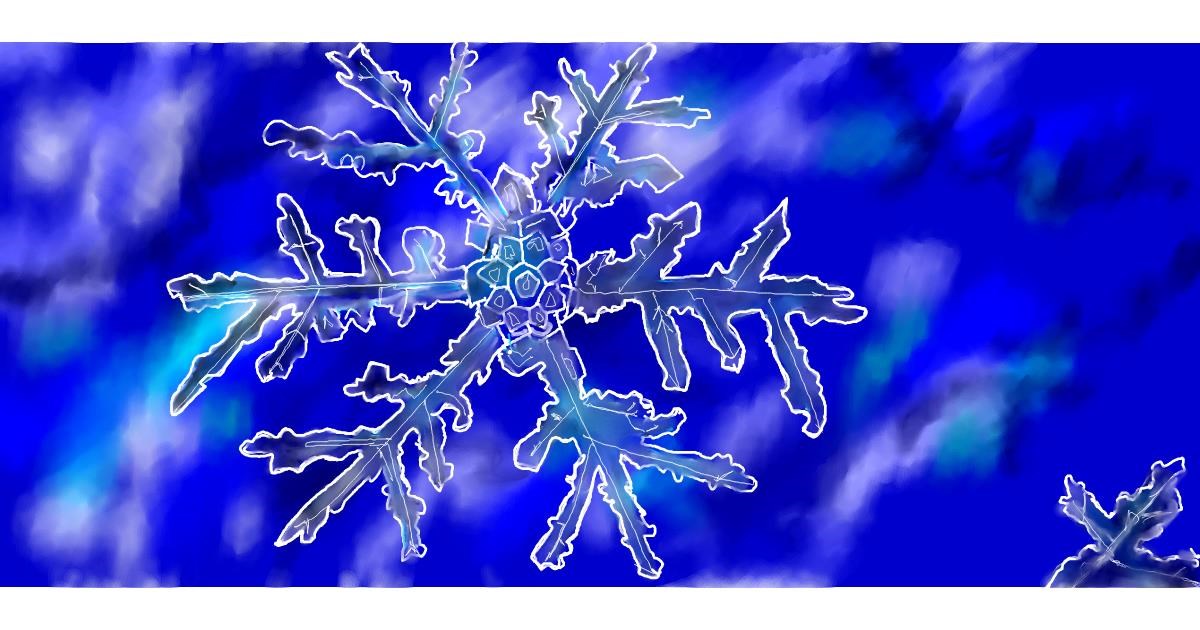 Watch Kim draw Snowflake!