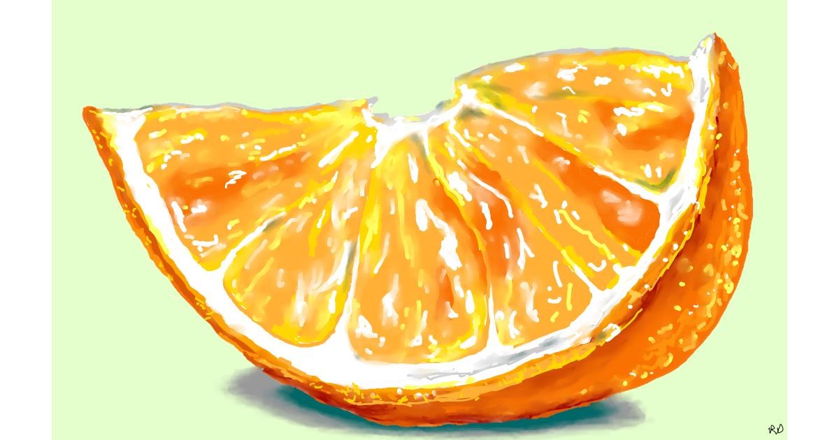 Watch flowerpot draw Orange!