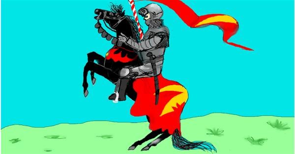 Drawing of Knight by Maggy - Drawize Gallery!