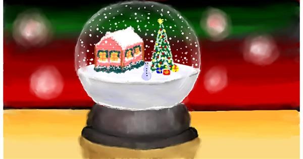 Drawing of Snow globe by Eri - Drawize Gallery!