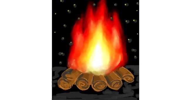 Logorska vatra - crtež od autora: キルダ - Drawize galerija!