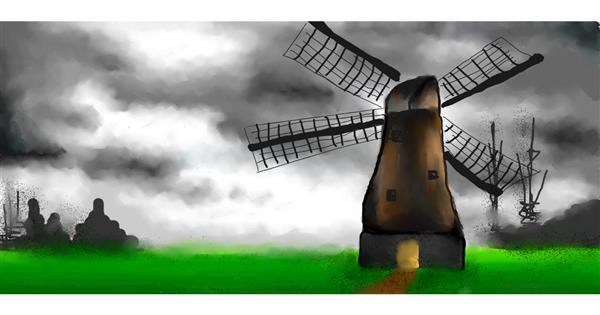 Drawing of Windmill by Jenny - Drawize Gallery!