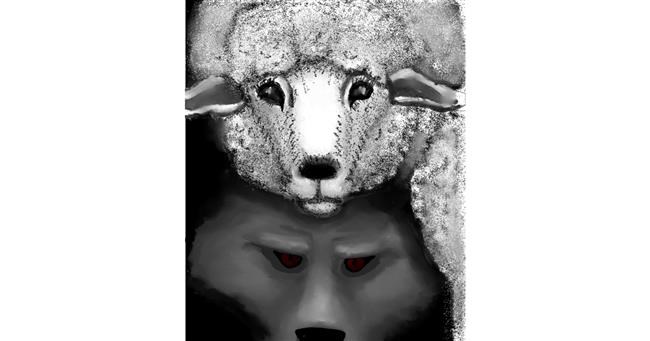 Ovca - crtež od autora: Mom E - Drawize galerija!