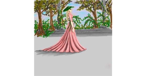 Drawing of Dress by Andromeda - Drawize Gallery!