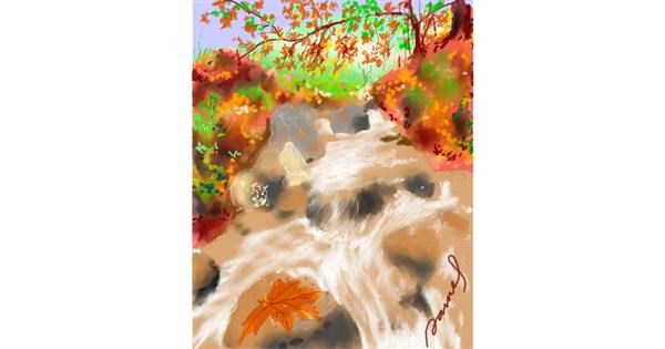 Drawing of River by Bugoy - Drawize Gallery!