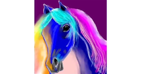 Drawing of Horse by Not.Old.Train - Drawize Gallery!