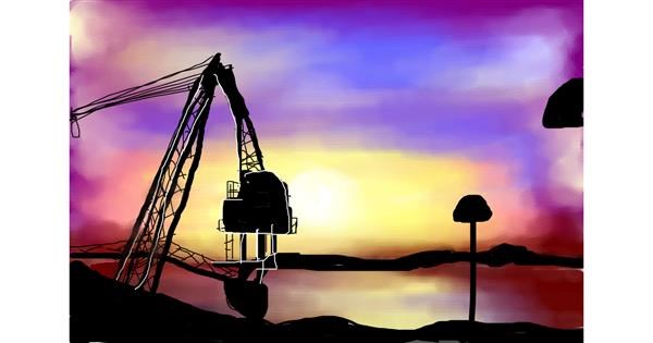 Drawing of Crane (machine) by Sana - Drawize Gallery!