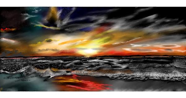 Drawing of Sunset by Chaching - Drawize Gallery!