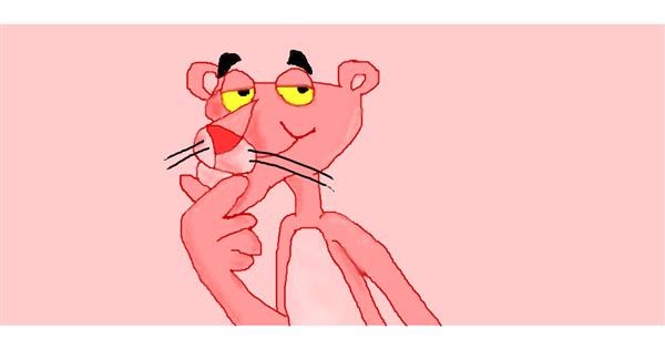 Drawing of Pink Panther by Magic Mushroom - Drawize Gallery!
