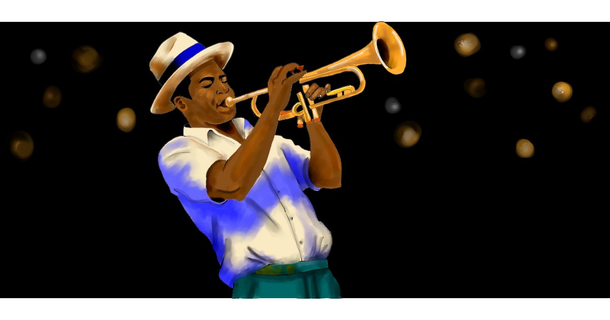 Trumpet Drawing - Gallery and How to Draw Videos!