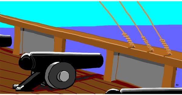 Drawing of Cannon by Swimmer - Drawize Gallery!