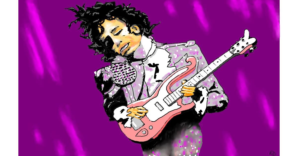 Watch flowerpot draw Prince!