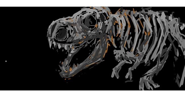 Drawing of T-rex dinosaur by Sample text - Drawize Gallery!