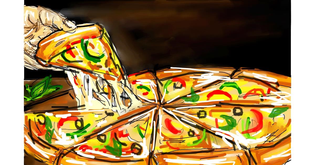 Pizza Drawing - Gallery and How to Draw Videos!