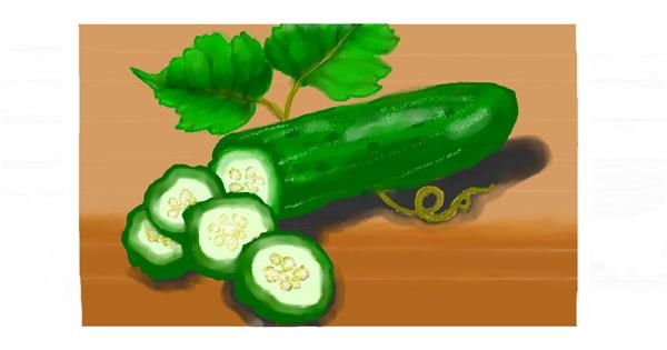 Drawing of Cucumber by DebbyLee - Drawize Gallery!