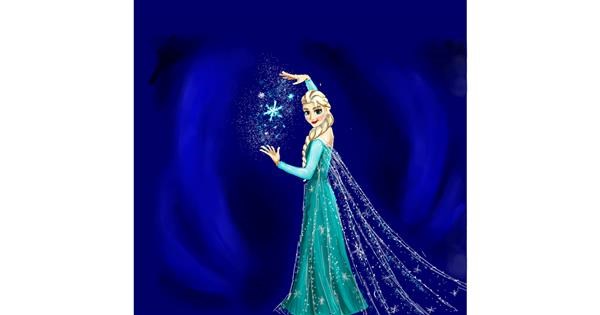 Drawing of Elsa (Disney) by Andromeda - Drawize Gallery!